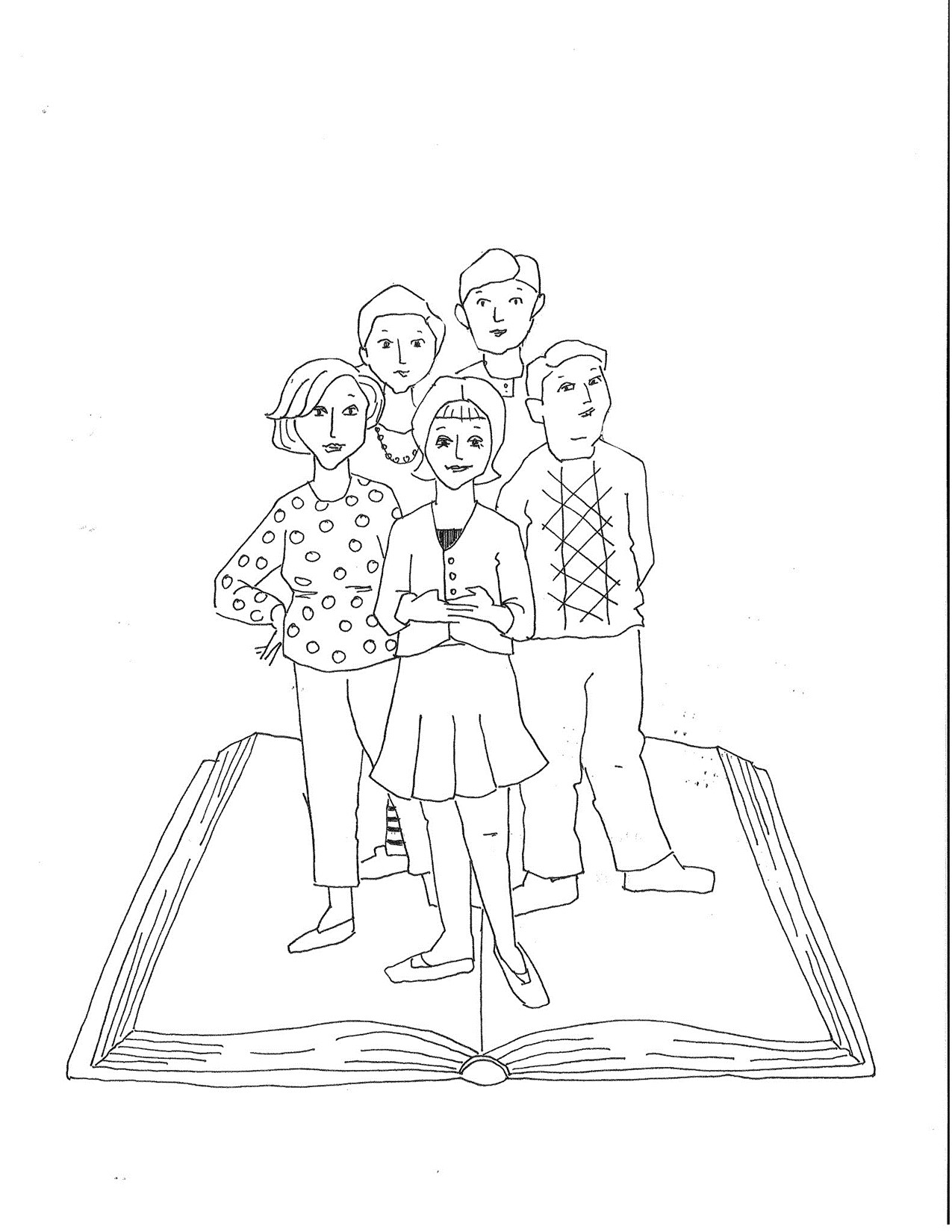 Friends Illustration – Oscar Foss Memorial Library