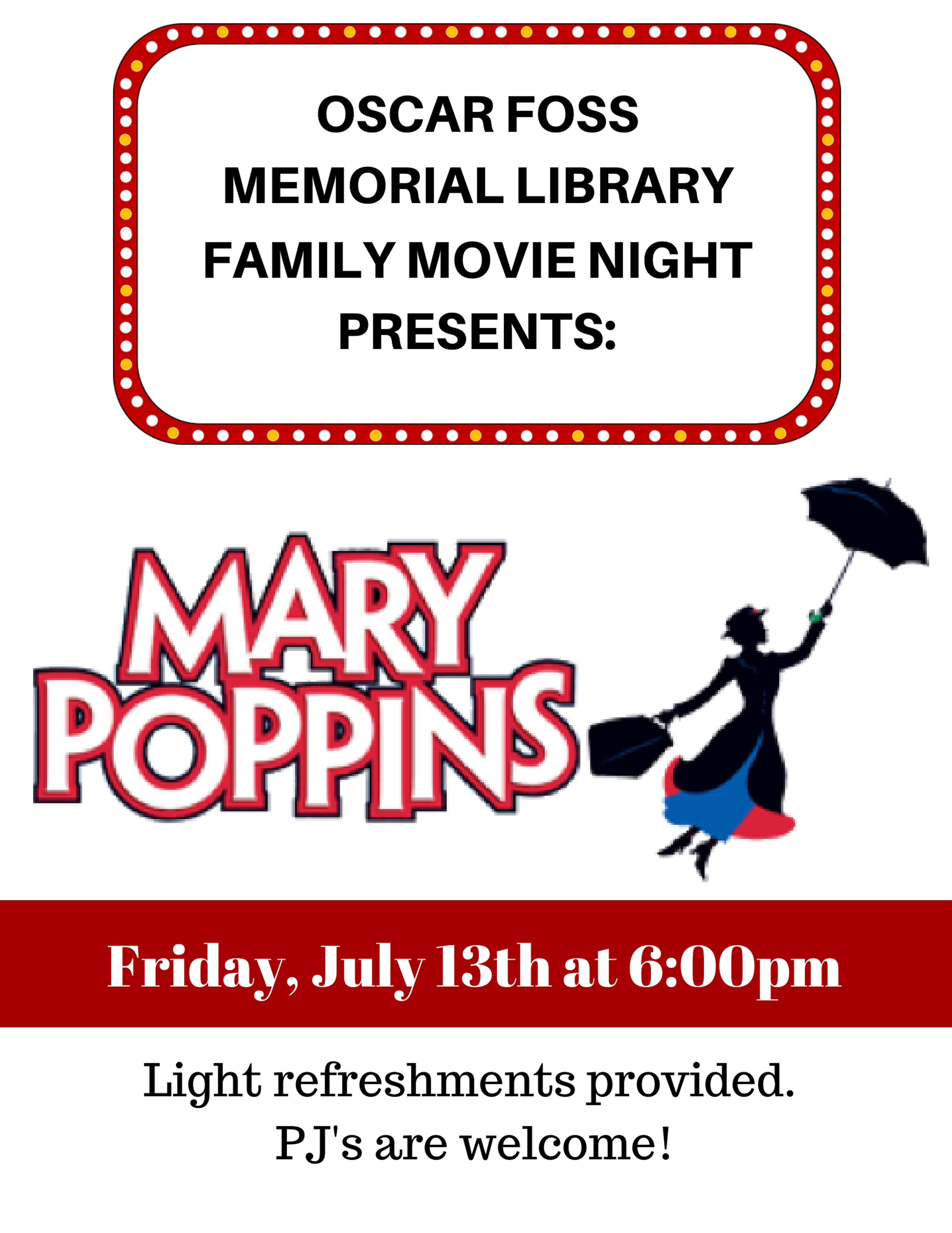 Movie – EM (1) – Oscar Foss Memorial Library