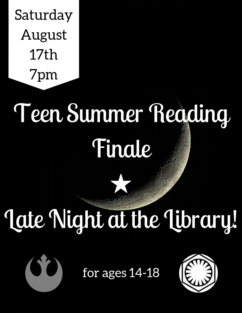 Teen-Summer-Reading-Finale – Oscar Foss Memorial Library